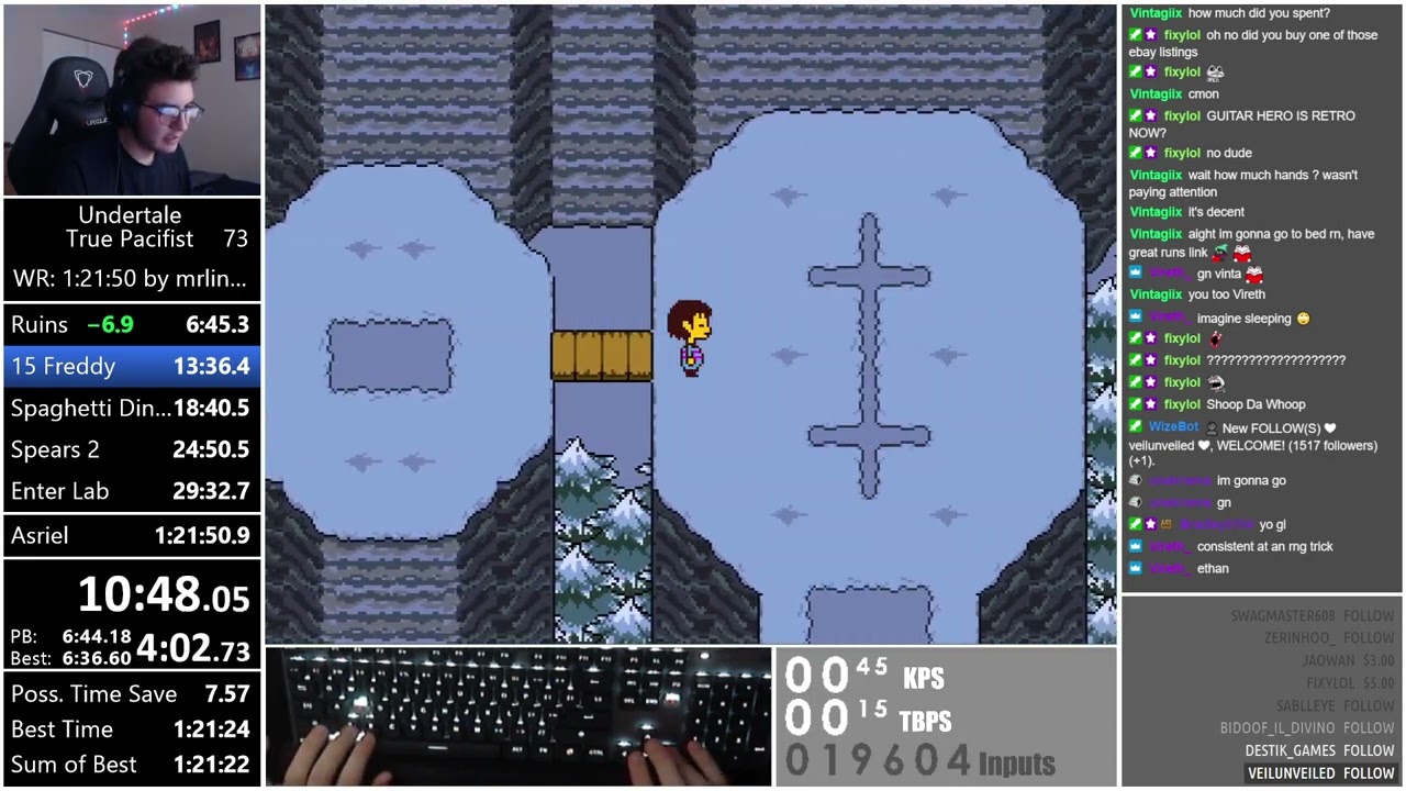 Undertale True Pacifist Speedrun in 1:21:37 (WORLD RECORD) - YouTube