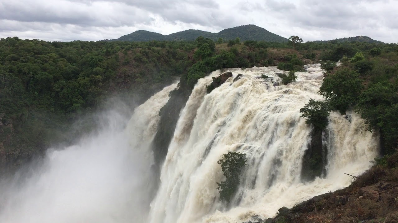 Shivasamudram full waterfalls(2) - YouTube