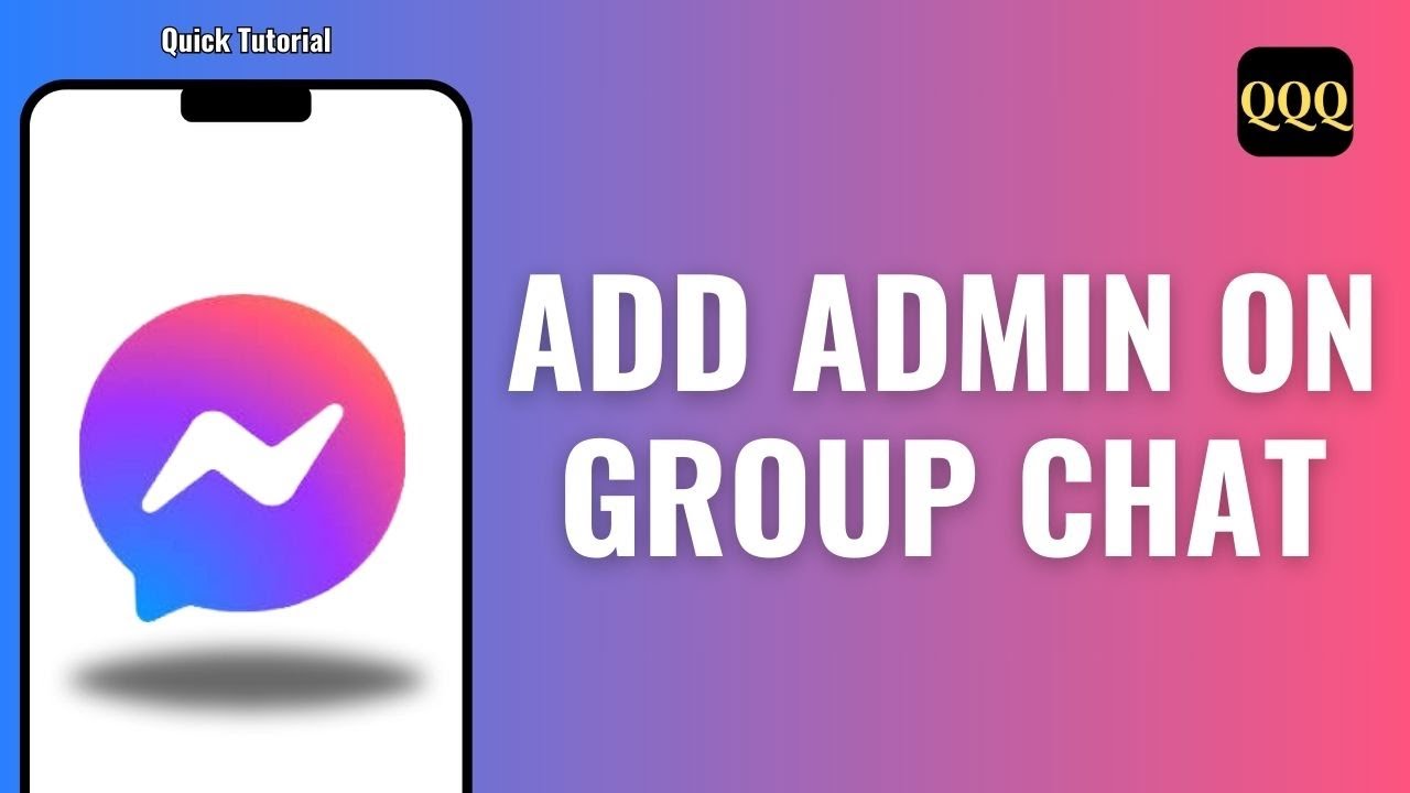 HOW TO ADD ADMIN ON MESSENGER GROUP CHAT - YouTube