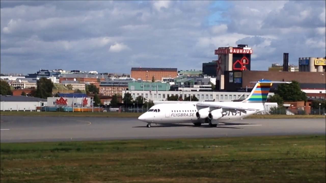 Plane Spotting | Bromma Airport - ESSB | Includes Bae 146/Avro RJ85 ...