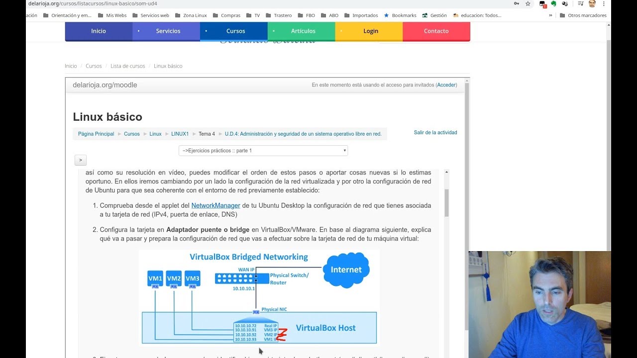 Configuracion de red en Ubuntu con netplan/iproute2 - modo bridge - YouTube