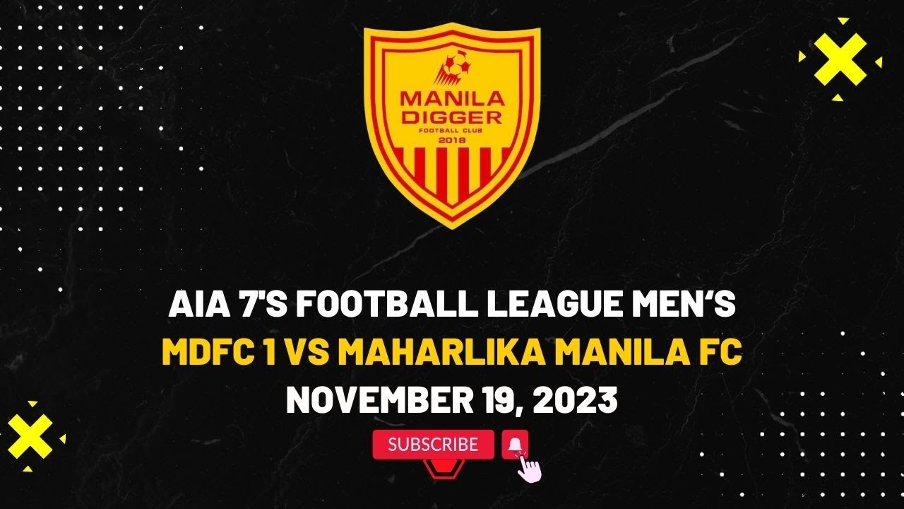 AIA 7's Football League Mens MDFC 1 vs MAHARLIKA MANILA FC (Full Game ...