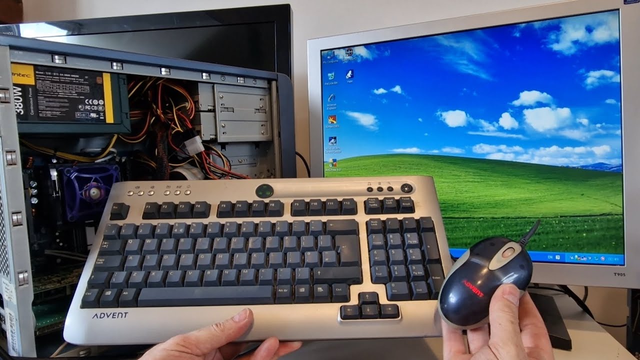 Finishing the Pentium 4 PC with an Antec 380W PSU and original blue ...