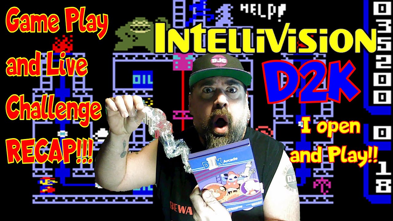 INTELLIVISION Home Brew D2K - Unboxing-PLAY and LIVE CHALLENGE! - YouTube