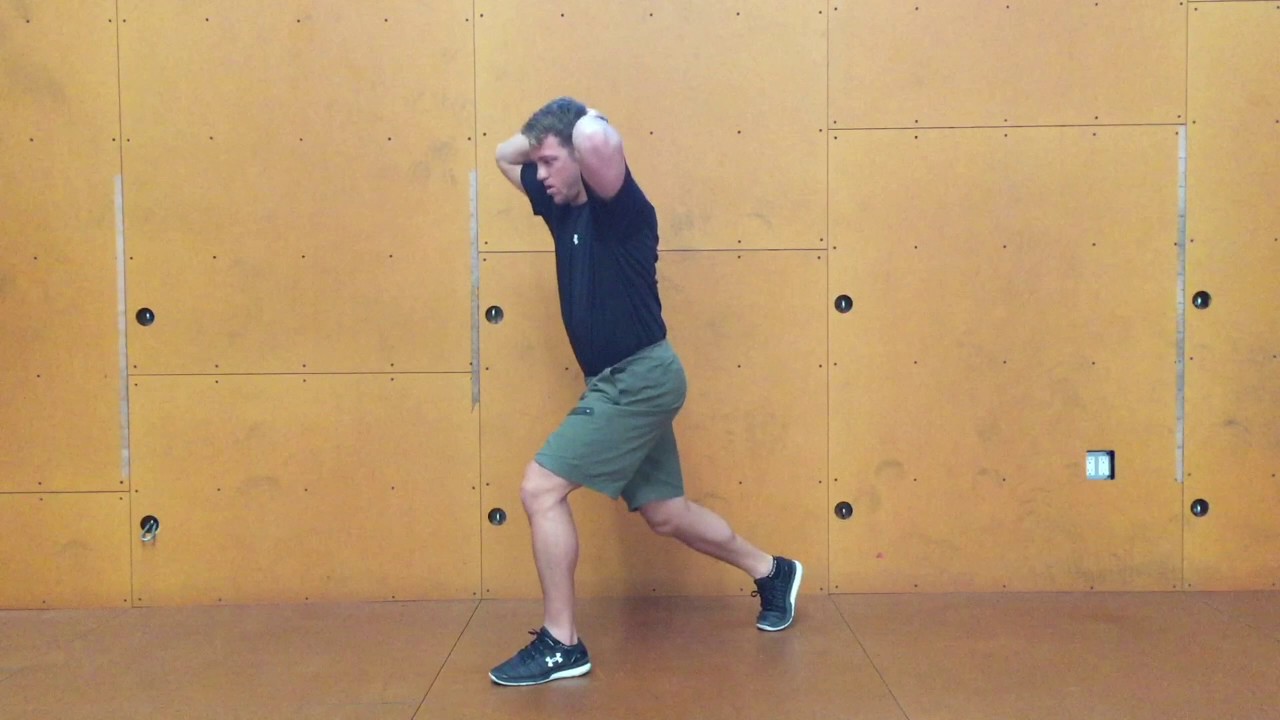 Split Squat Pulse - YouTube