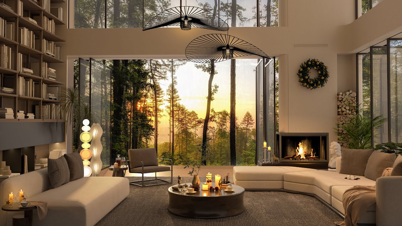 Calm Piano Jazz Music in Cozy Bedroom Ambience - Background Music and ...