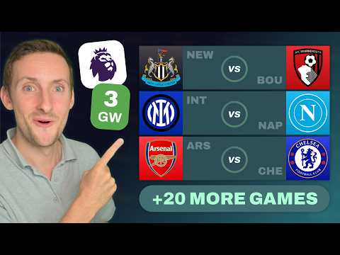 Premier League Predictions & Weekend Football | GW3 + La Liga, Bundesliga & More