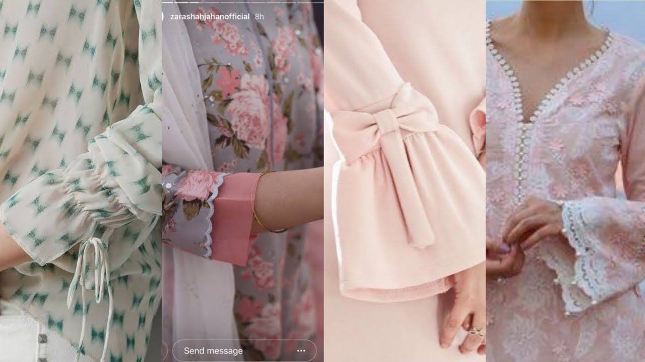 latest top trendy sleeves design for summer dresses|| bazo k design ...
