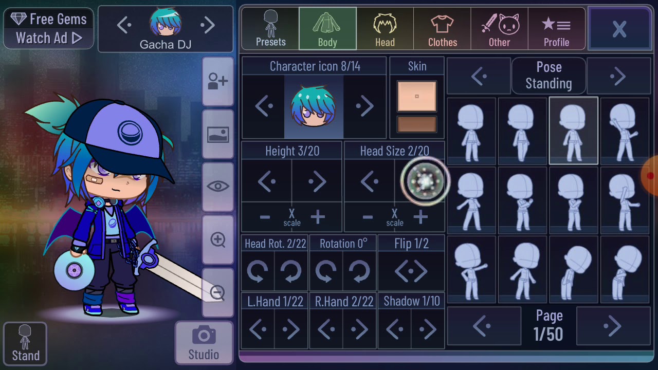 Makin a mermaid on (gacha club) - YouTube