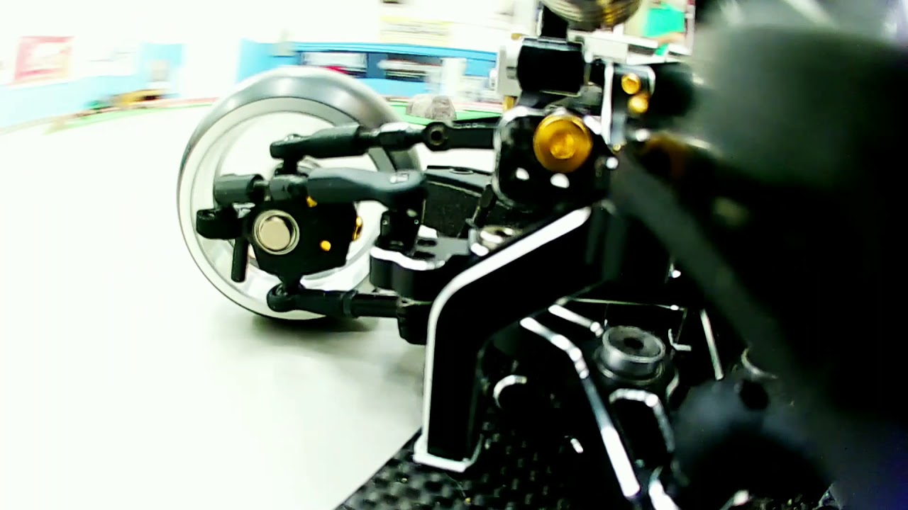 Yokomo YD2 RWD RC Drift suspension and steering onboard with the RED-i ...