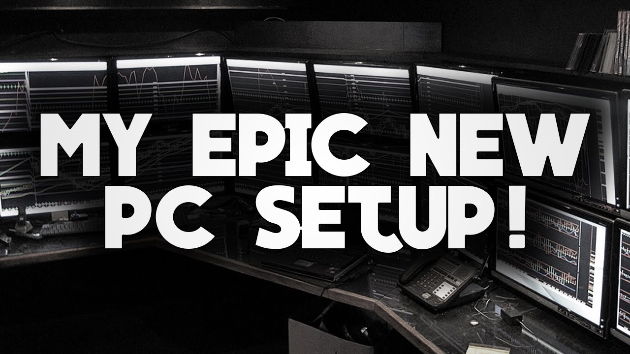 MY EPIC NEW SETUP!! BEST GAMING SETUP EVER!!! - YouTube