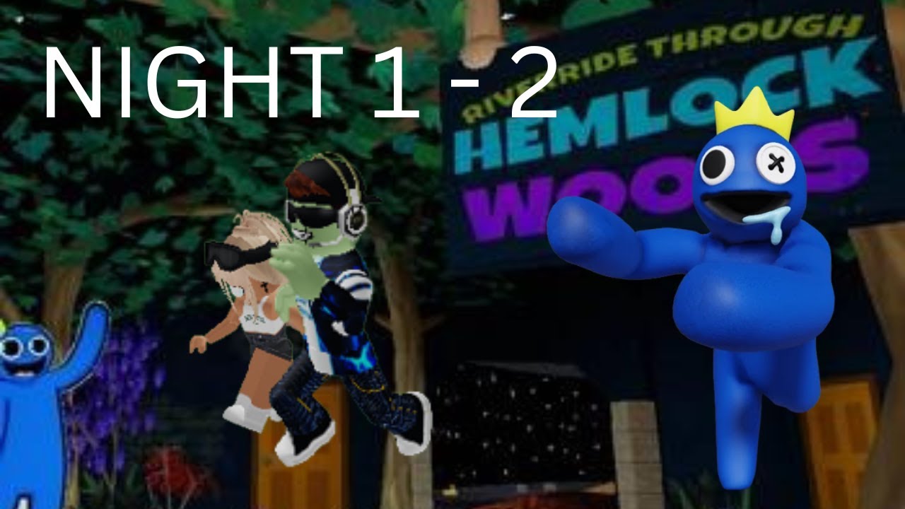 First time playing Rainbow friends with family :] night 1-2 - YouTube