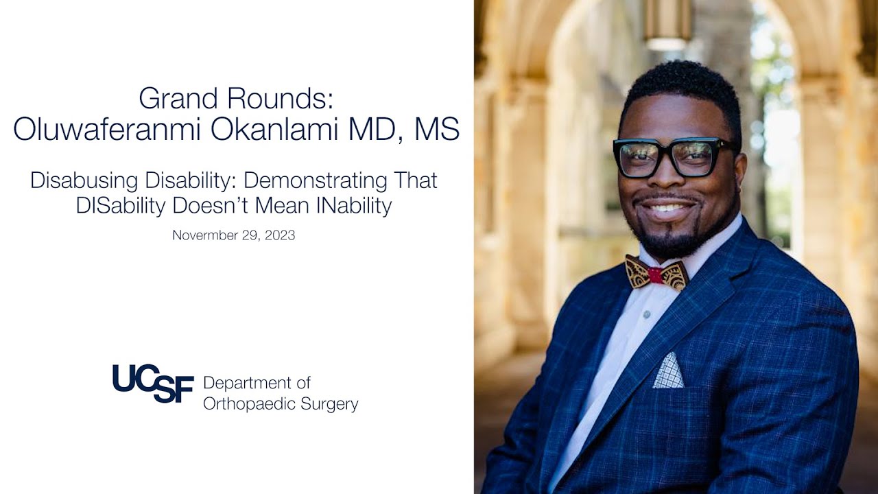 Grand Rounds: Disabusing Disability Demonstrating That DISability Doesn ...