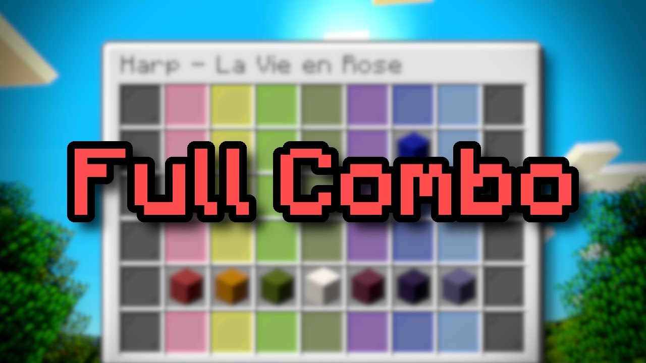 completing Melody's Harp in one attempt (uncut, full combo) - Hypixel SkyBlock - YouTube