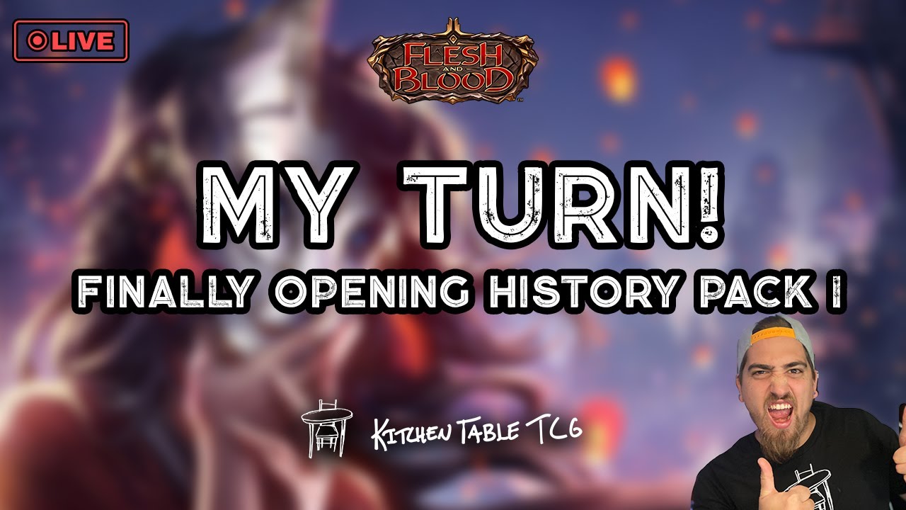FINALLY opening History Pack 1 - LIVE NOW - FABTCG - YouTube