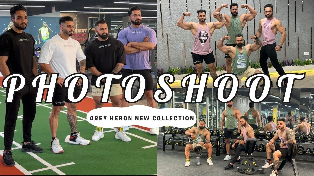 Photoshoot | Grey Heron | Clothing Brand | Video shoot | Bodybuilding ...