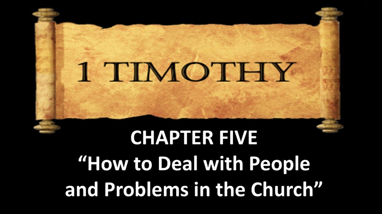 02-01-2026 1 Timothy 5 "How To Deal With People and Problems in the ...