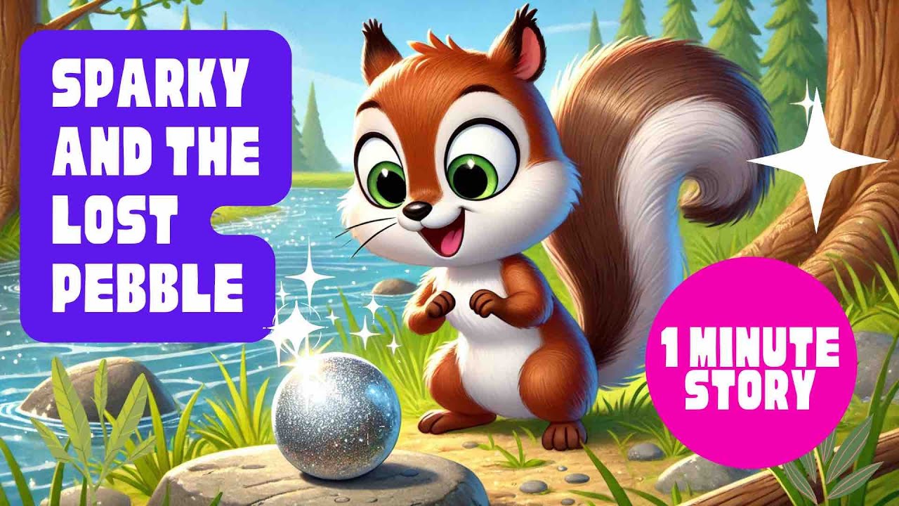 2 Minute Story in English with Moral - Sparky and the Lost Pebble ...