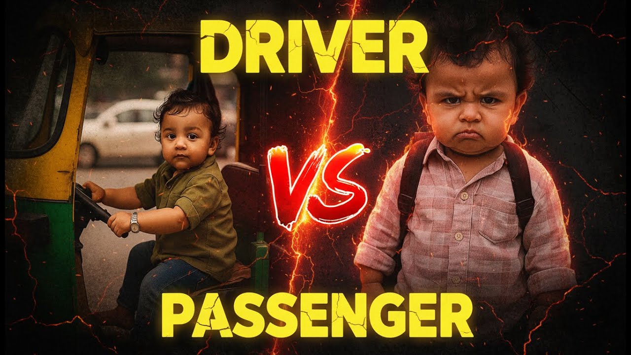 Driver vs Passenger | Non-Stop Funny Talk 🤣 | Aj AniMagic - YouTube