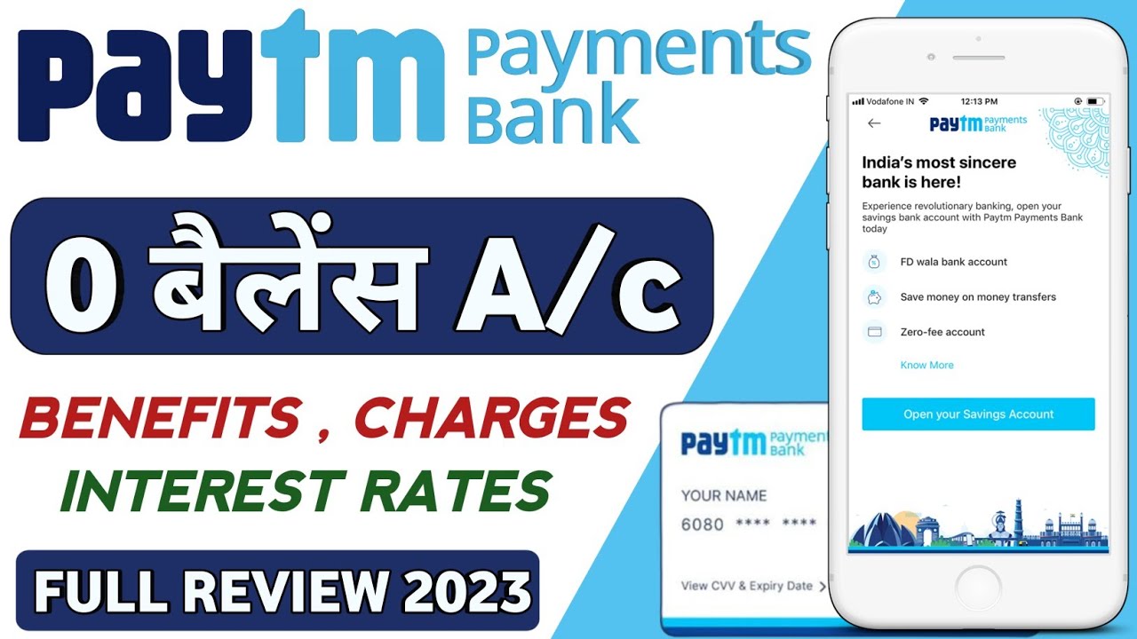 Paytm Payment Bank Account Open - Review | Paytm Payment Bank Zero ...