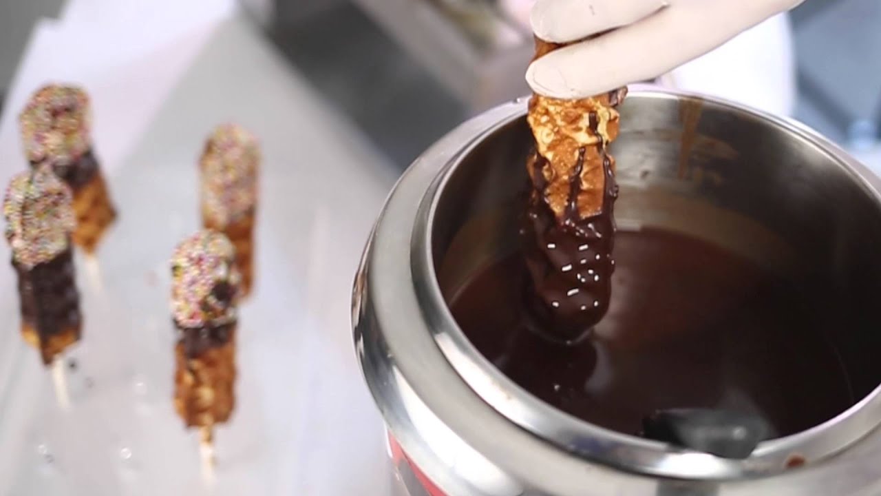 Choco Waffle Kebab Plus Quick set Chocolate by A1 Equipment London UK ...