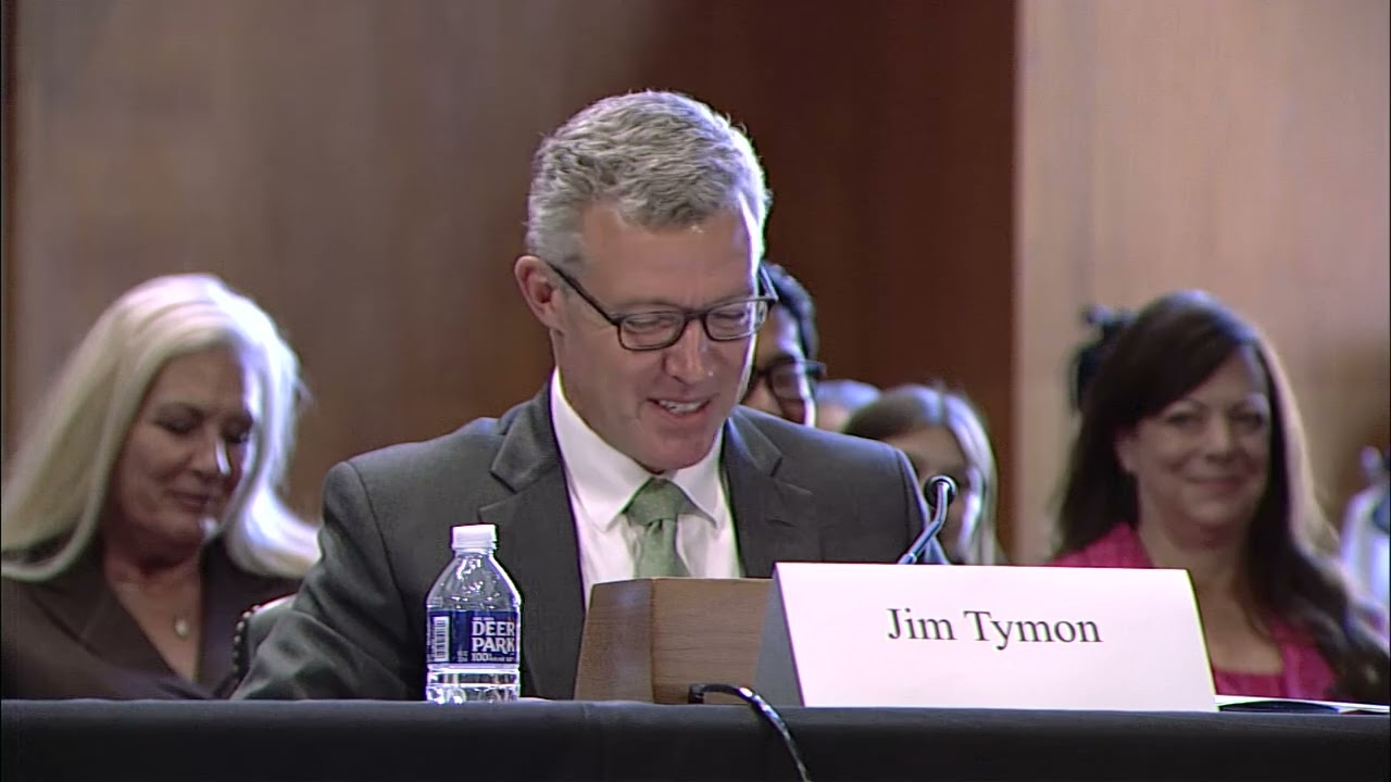 Sen. Dan Sullivan (R-Alaska) at an Environment & Public Works hearing ...