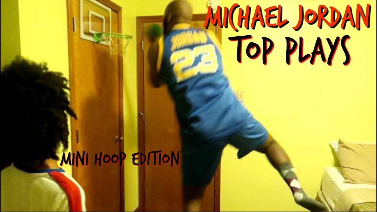 Michael Jordan TOP PLAYS - Mini Hoop Edition - YouTube