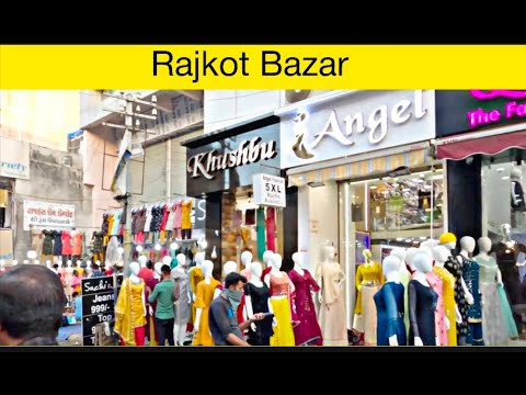 Rajkot | Market Of Rajkot | Rajkot Bazar - Dharmendra Road - YouTube