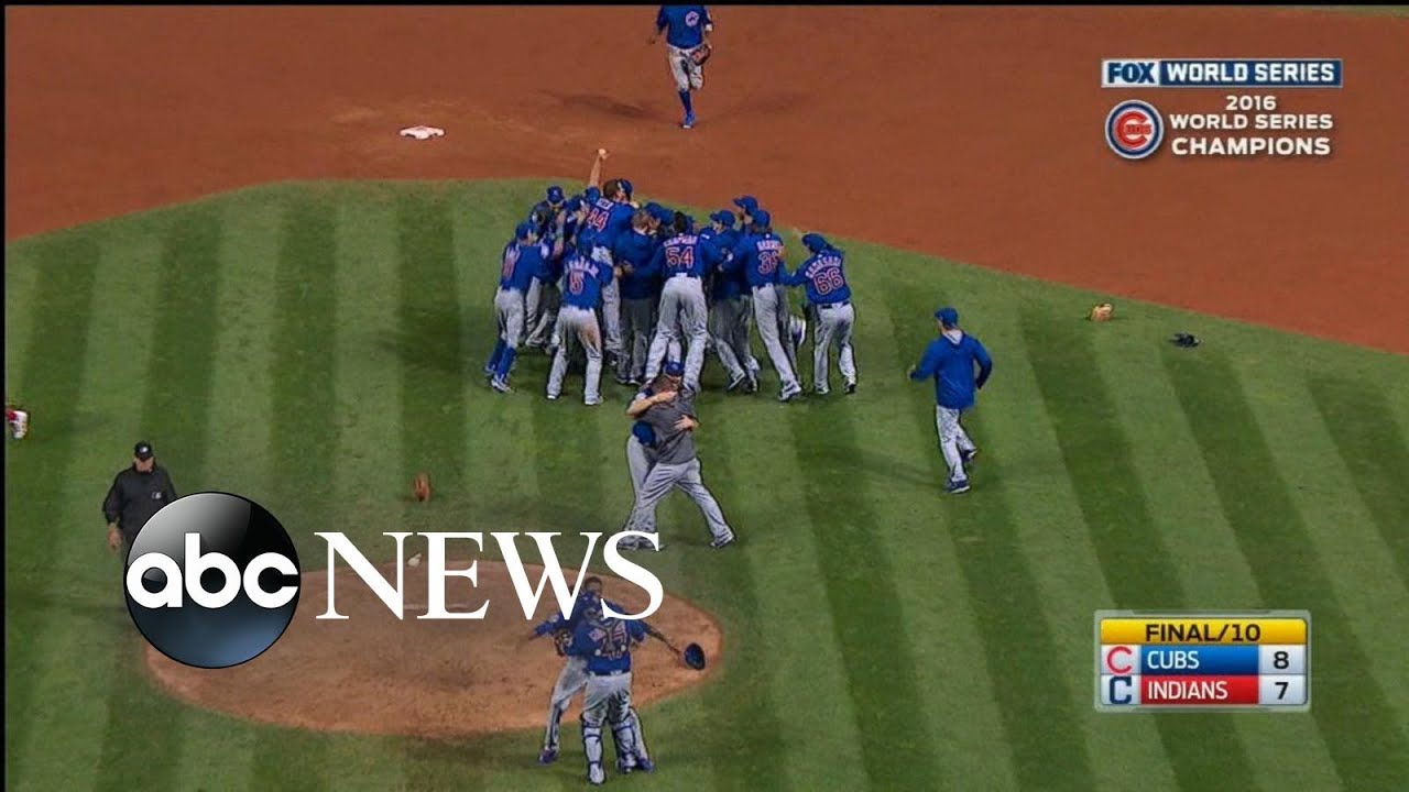 Chicago Cubs Win World Series for 1st Time in 108 Years - YouTube