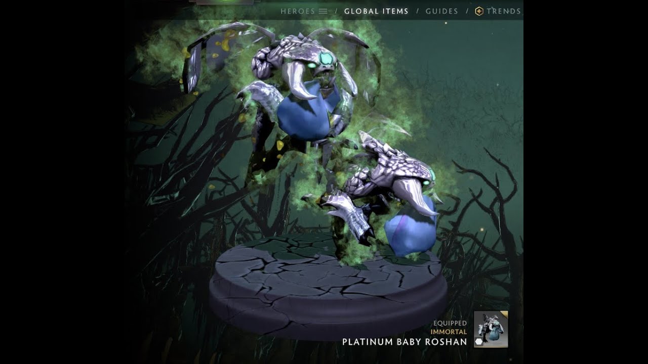 Dota 2 - Platinum Baby Roshan - Trail of Burning Doom; Legacy 50, 166 ...