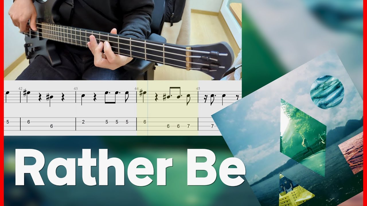 Clean Bandit - Rather Be ft. Jess Glynne [Bass cover] (+Tab) - YouTube