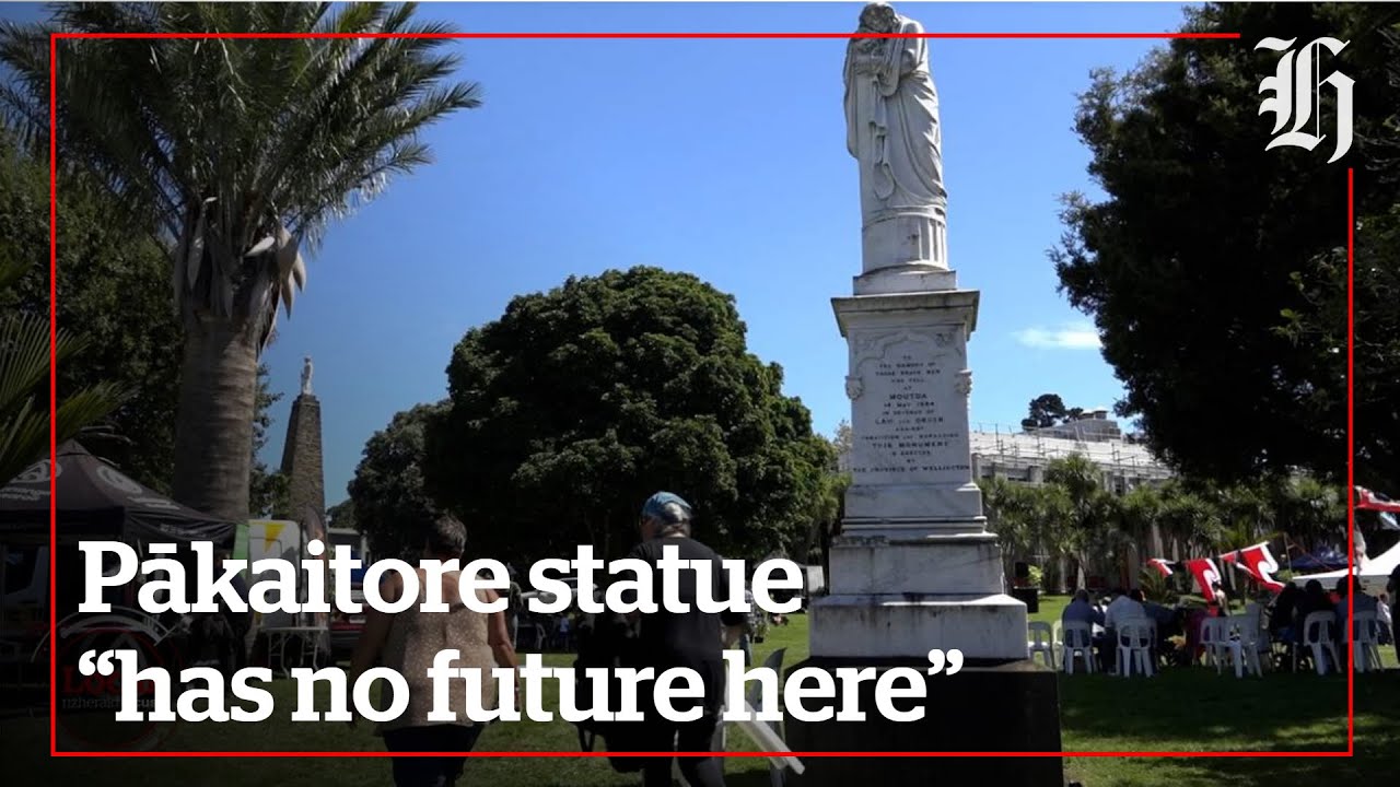Pākaitore statue “has no future here” | Local Focus - YouTube