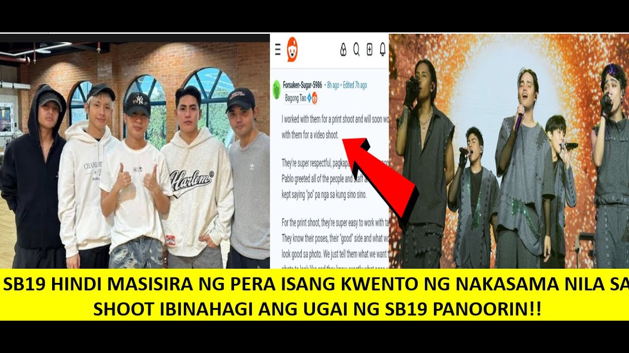 SB19 HINDI MASISIRA NG PERA ISANG KWENTO NG NAKASAMA NILA SA SHOOT ...