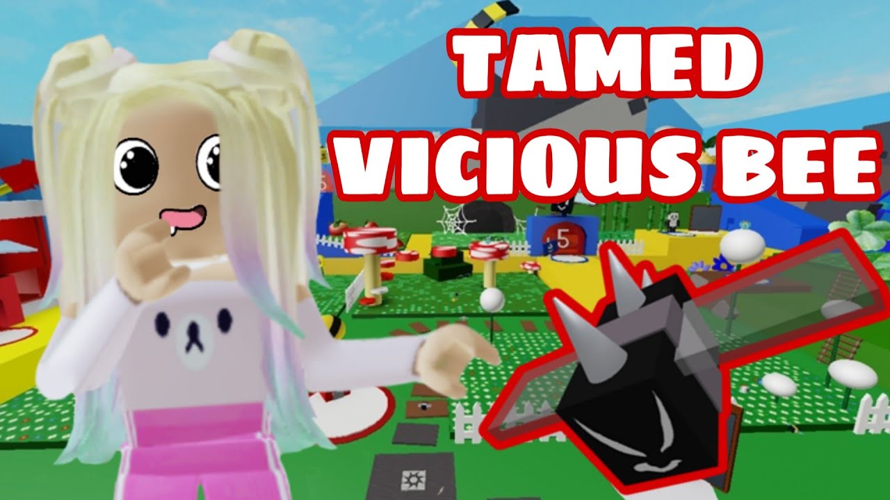 Tamed Vicious Bee In Bee Swarm Roblox - Artsy Bitsy - YouTube