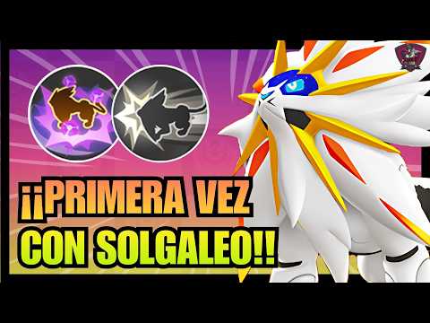 SOLGALEO ES UNA COMPLETA LOCURA😍MEJORES OBJETOS Y MEDALLAS⭐BUILD SOLGALEO POKEMON UNITE