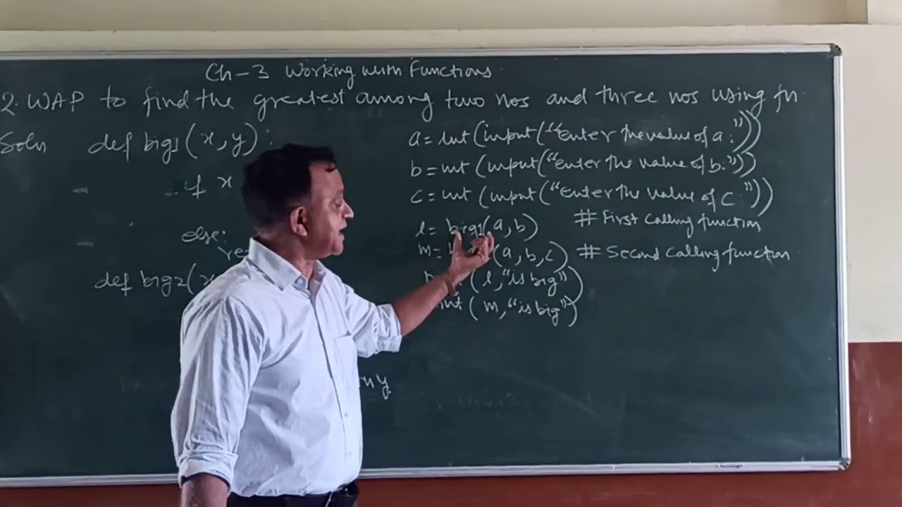 Class XII (Computer Science🖥️)Chapter No. 3 "Working with Functions ...
