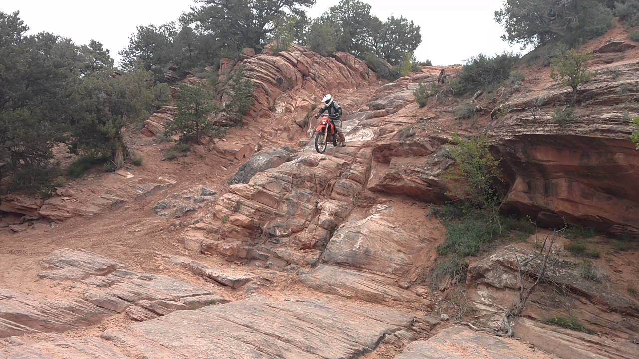 Behind The Rocks Moto Drop In Moab, Utah - YouTube