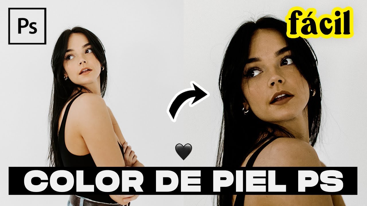 Cómo cambiar el color de piel en Photoshop: Tutorial paso a paso - YouTube