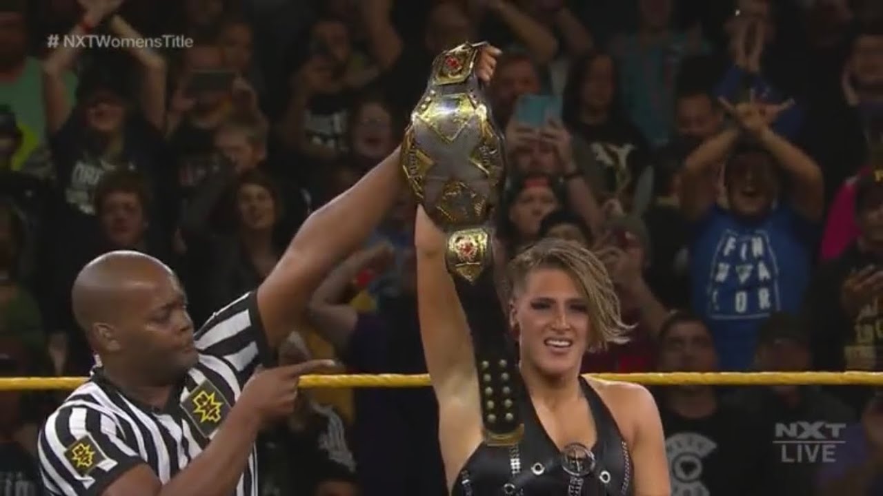 RHEA RIPLEY WINS THE NXT WOMENS CHAMPIONSHIP! WWE NXT 12/18/2019 - YouTube