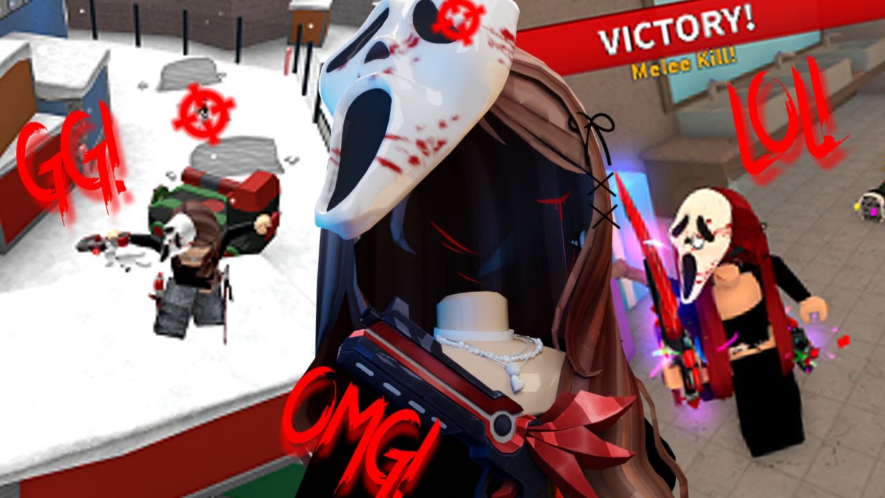 Playing MM2 As GHOSTFACE *pro* (Murder Mystery 2) - YouTube