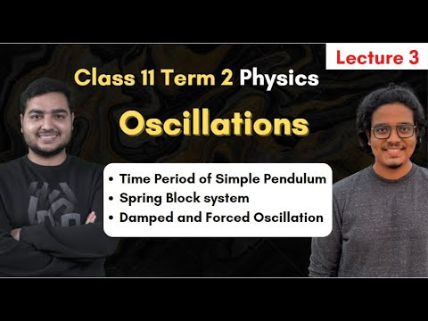 Oscillations - L3 | Time Period of Simple Pendulum & Spring Block ...
