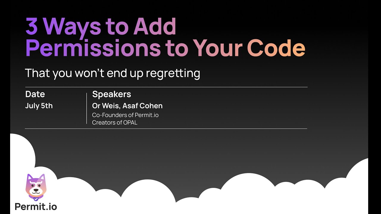 3 Ways to Add Permissions to Your Code You Won’t Regret - YouTube