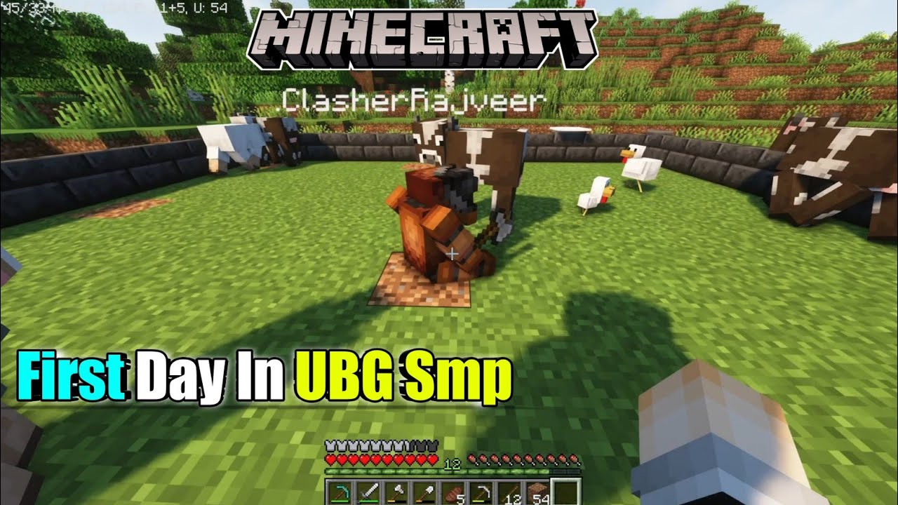 First Day In UBG Smp With Subscribers 😍 | Lots Of Fun With Members ...
