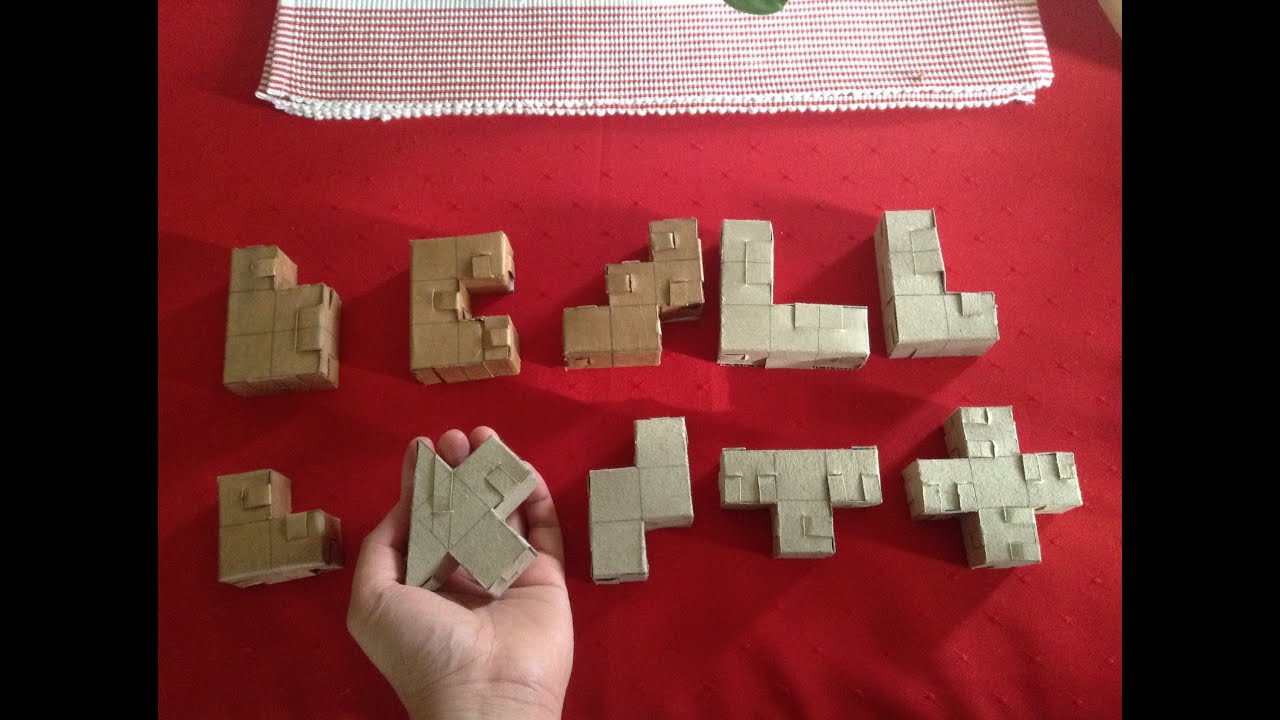 1 inch grid Lesson 4: (10) Polyomino Letters - YouTube