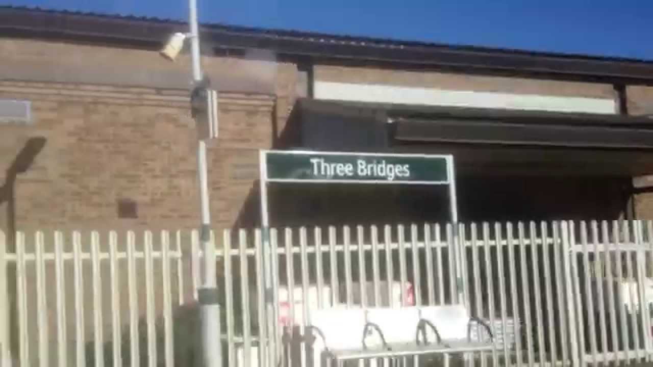 Three Bridges Train Station - YouTube