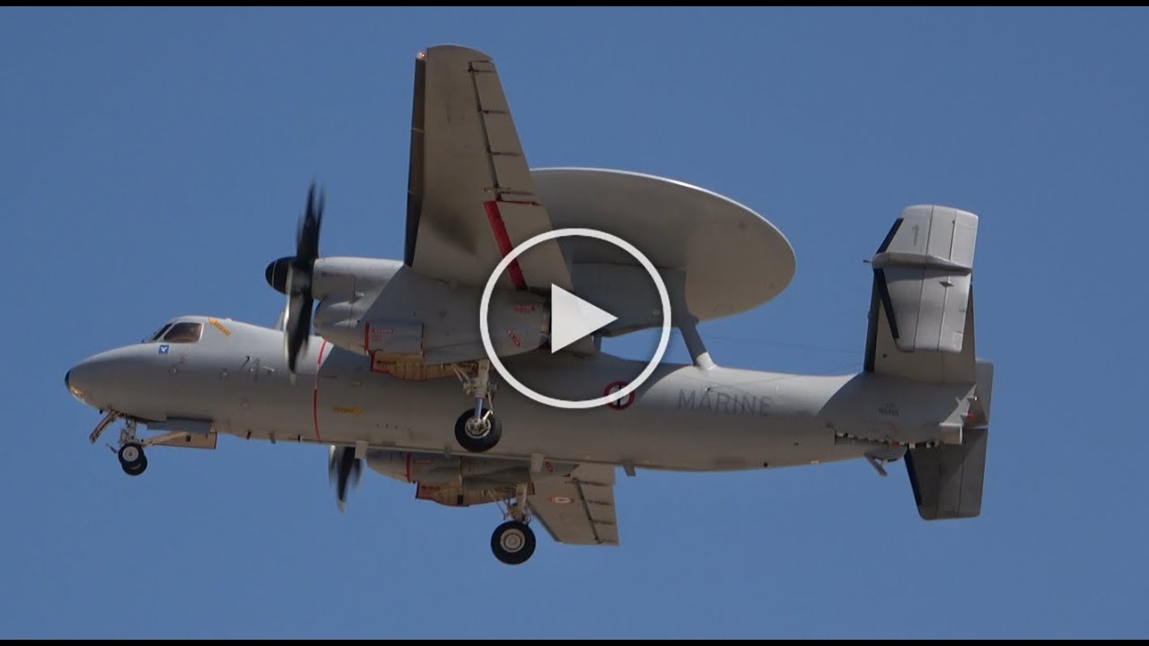 Tiger Meet 2025 - Northrop Grumman E-2C Hawkeye - YouTube