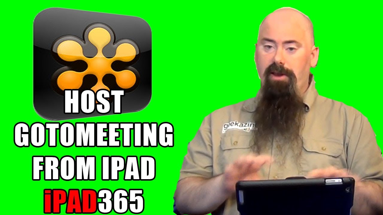 How to Start GotoMeeting on iPad - YouTube