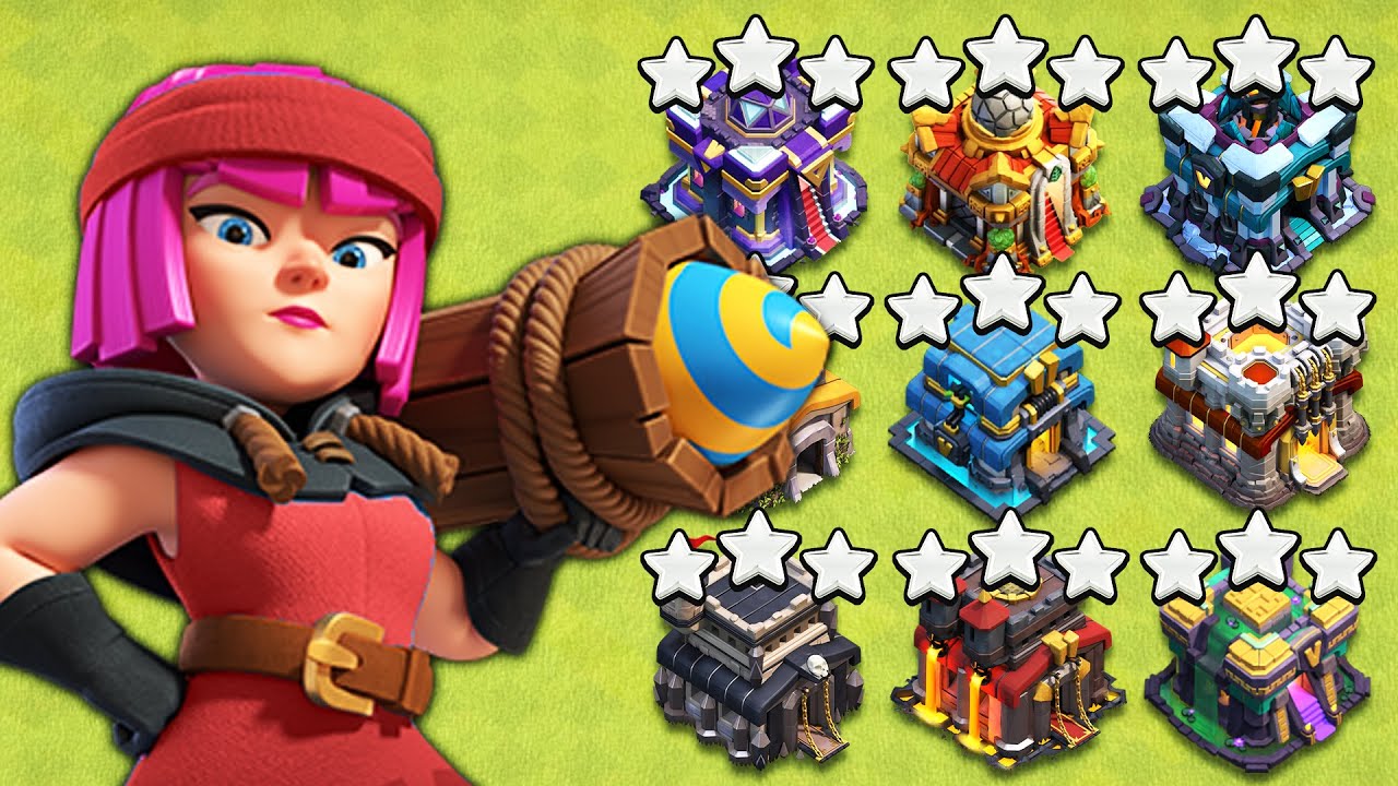 Easy 3-Star Firecracker Strategy for EVERY Town Hall - YouTube