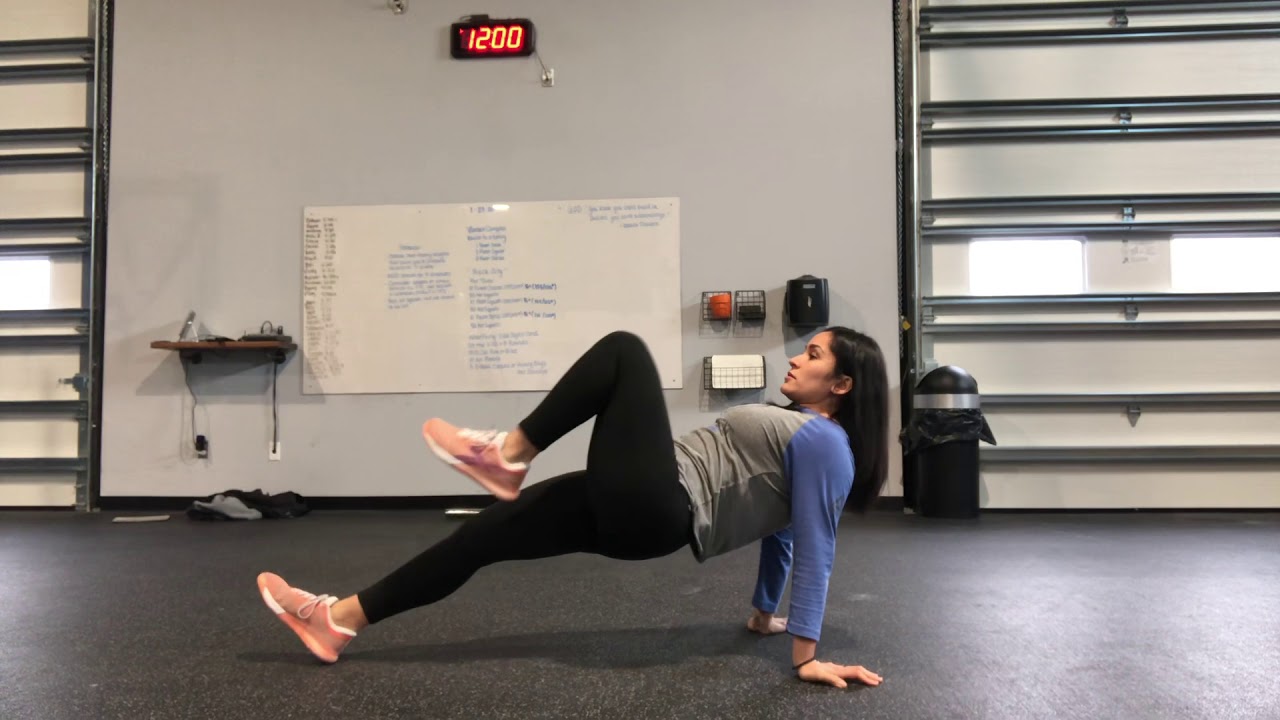 MOVE 45 - Reverse Plank + Knee Drive - YouTube