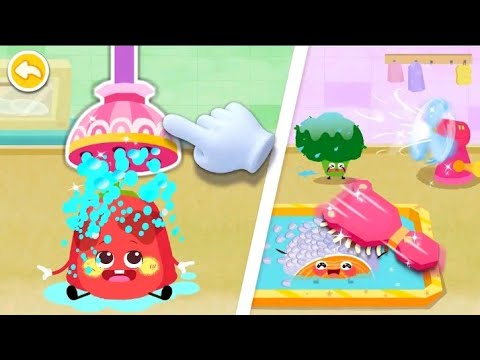 Baby panda's 🐼 Magic kitchen game #kidscookinggame #babybus # ...